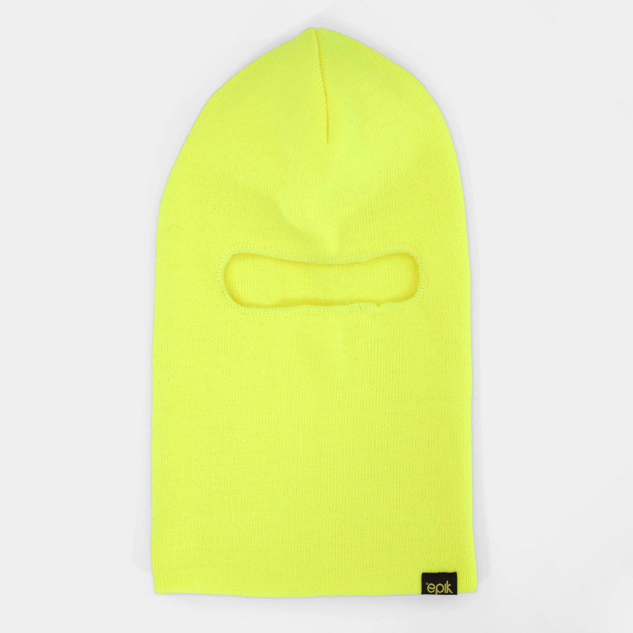 Knitted Face Mask - Epik Workwear Hi Vis Yellow Thermal Headwear
