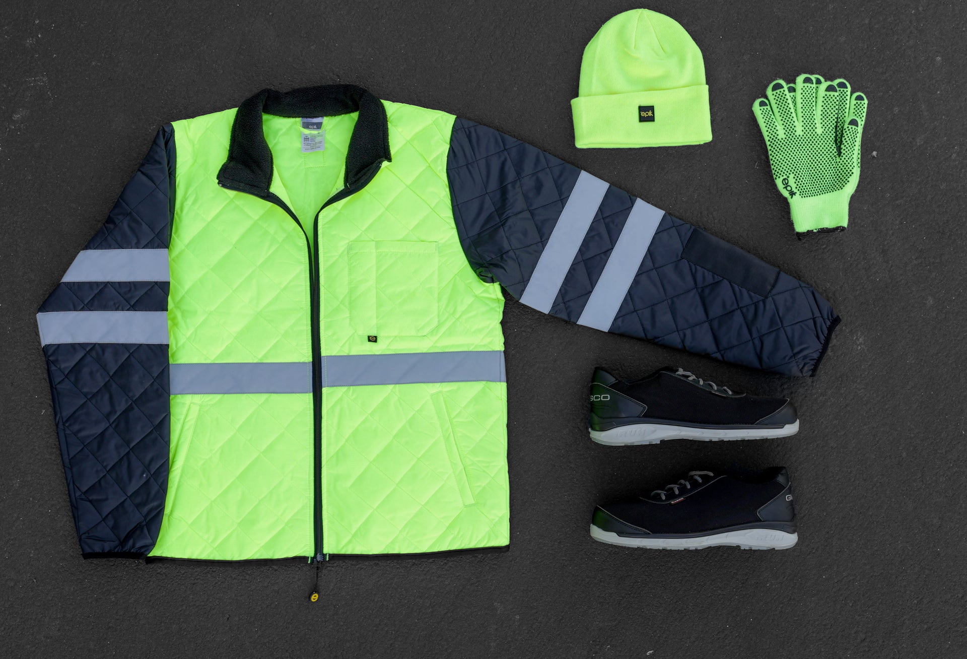 Agile Jacket - Quilted Hi Vis Orange Outerwear – Epik Workwear